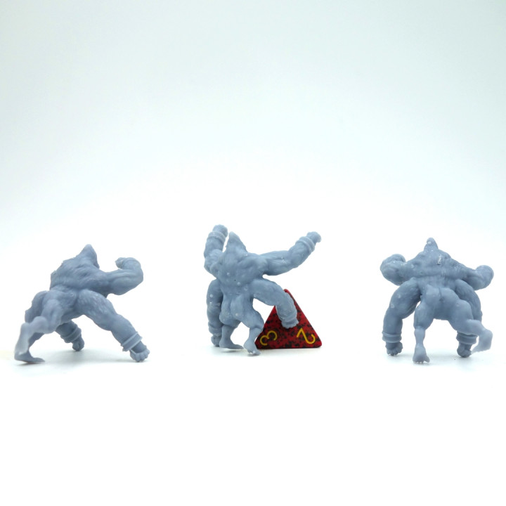 3D Printable Girallon Demons (1 inch/25 mm base, 1.25+ inch/36 mm ...