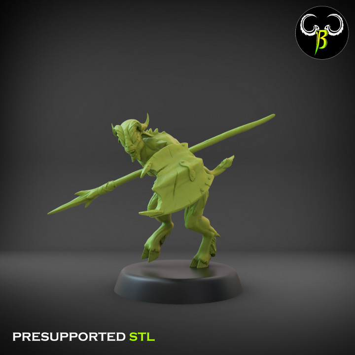 3D Printable Soul Scavengers Lance Set B by ClayBeastCreation