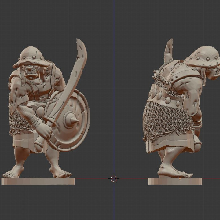 3D Printable First Orcs by Knucklebones Miniatures