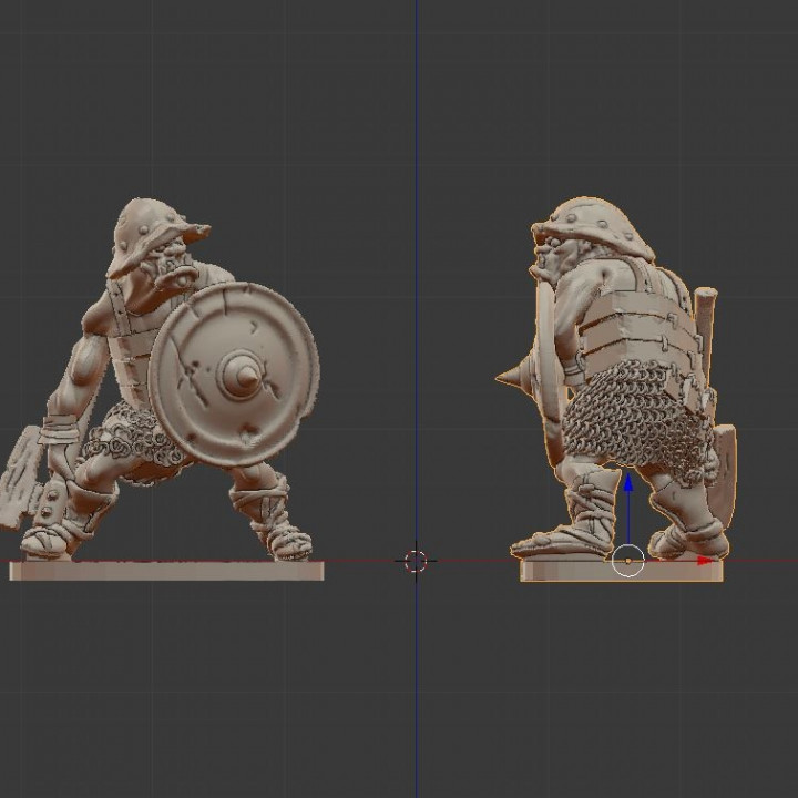 3D Printable First Orcs by Knucklebones Miniatures