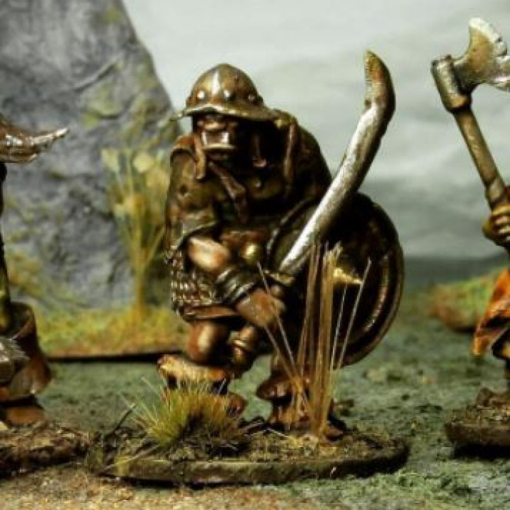 3D Printable First Orcs by Knucklebones Miniatures