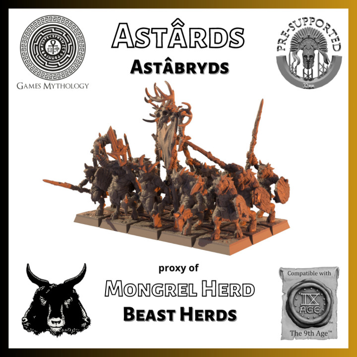 3D Printable Astârds by Games Mythology