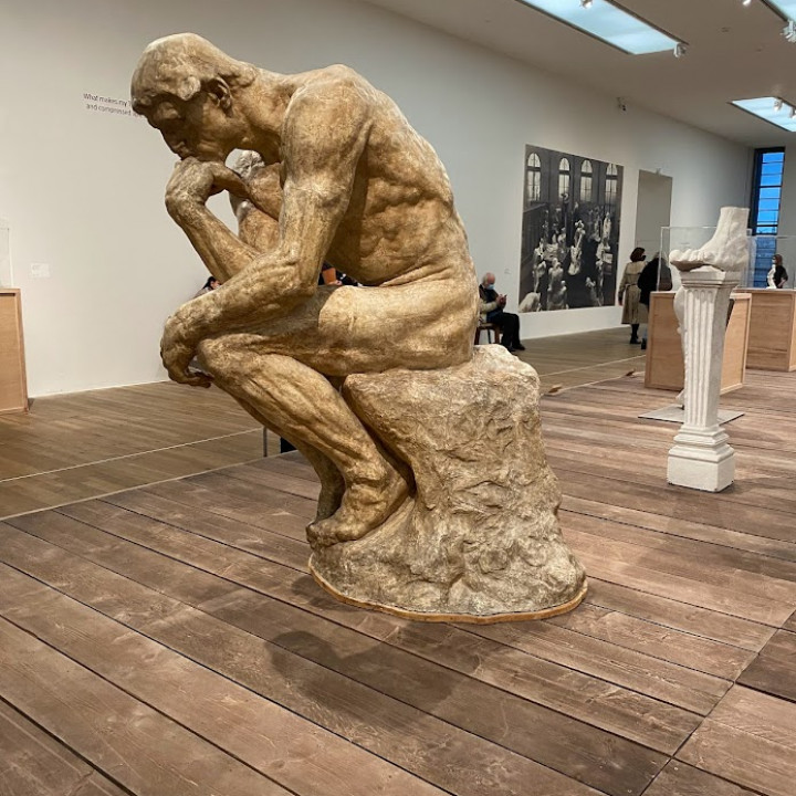 3D Printable The Thinker (plaster) by Scan The World