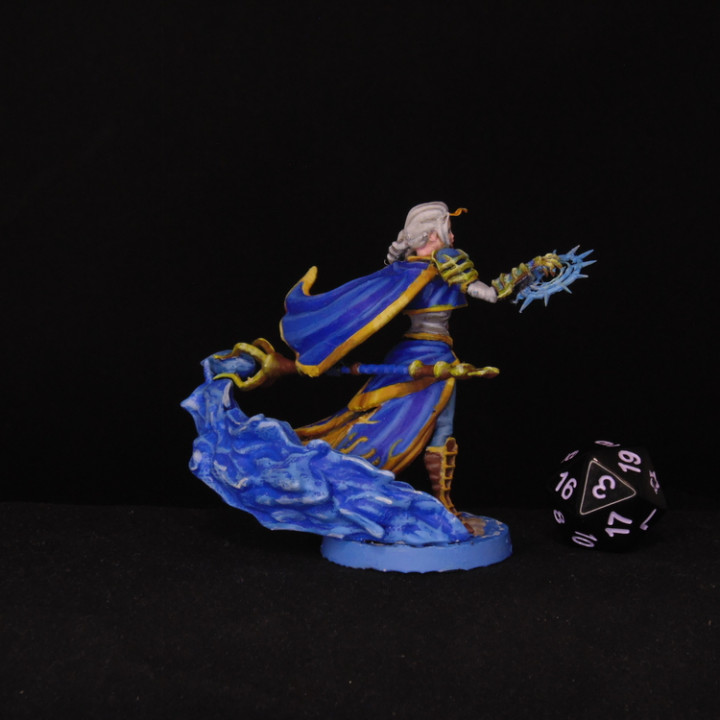3D Printable Marine Mage - 32&54mm scale miniature-wizzard-warcraft by ...