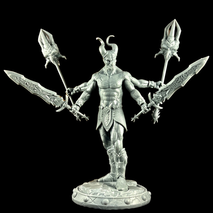 3D Print of Obsidian Demon - Tiranite by TheRzo