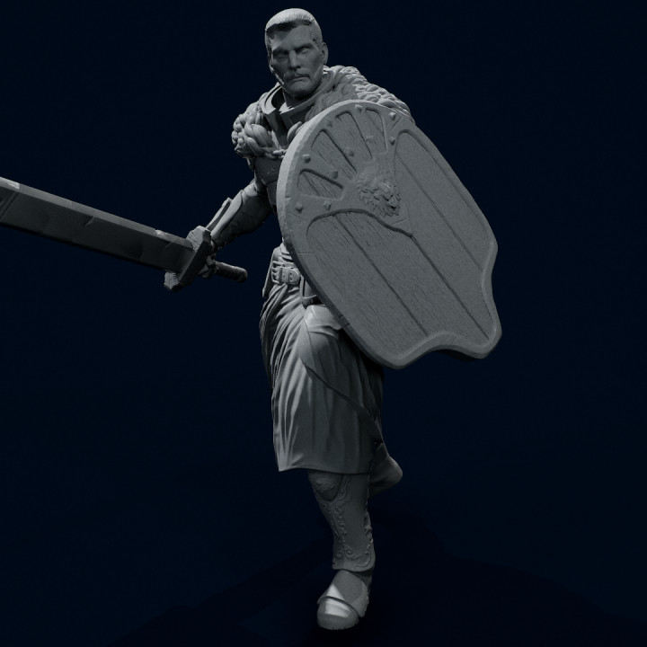 3D Printable 75mm Human Fighter by Jeremy Smith