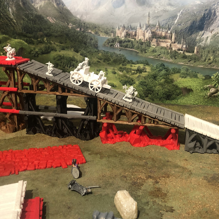 3D Printable Scaffolding Super Set 1 by GameScape3D