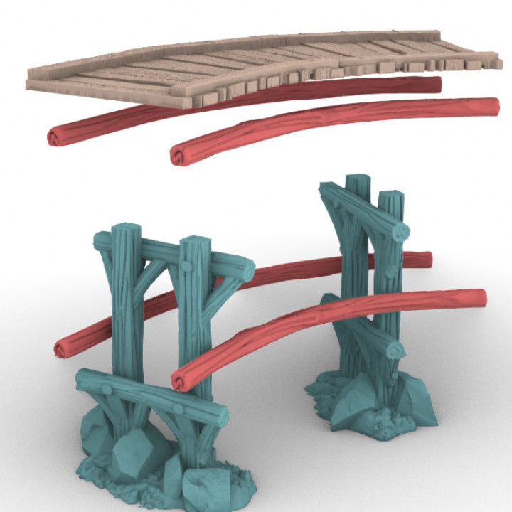 3D Printable Scaffolding Super Set 1 by GameScape3D