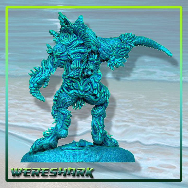 3D Printable WERESHARK by Richard Hanson