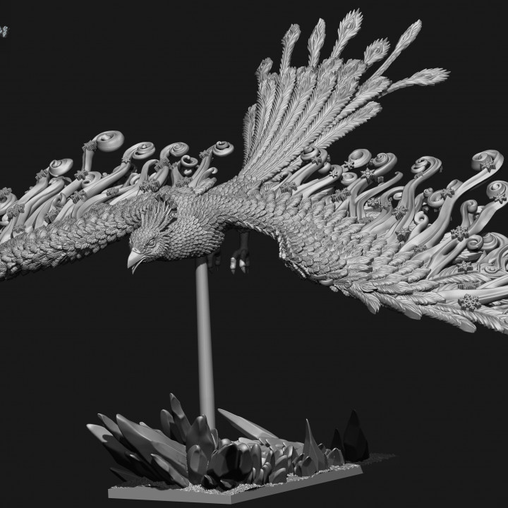 3D Printable High elves Frost Phoenix (elf) by HoloMiniatures