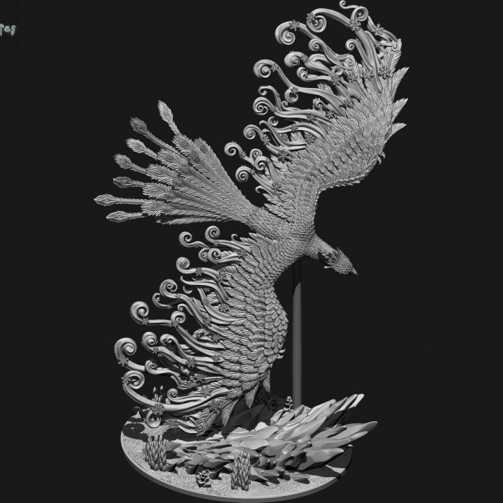 3D Printable High elves Frost Phoenix (elf) by HoloMiniatures