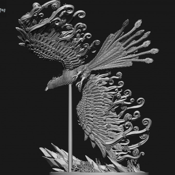 3D Printable High elves Frost Phoenix (elf) by HoloMiniatures