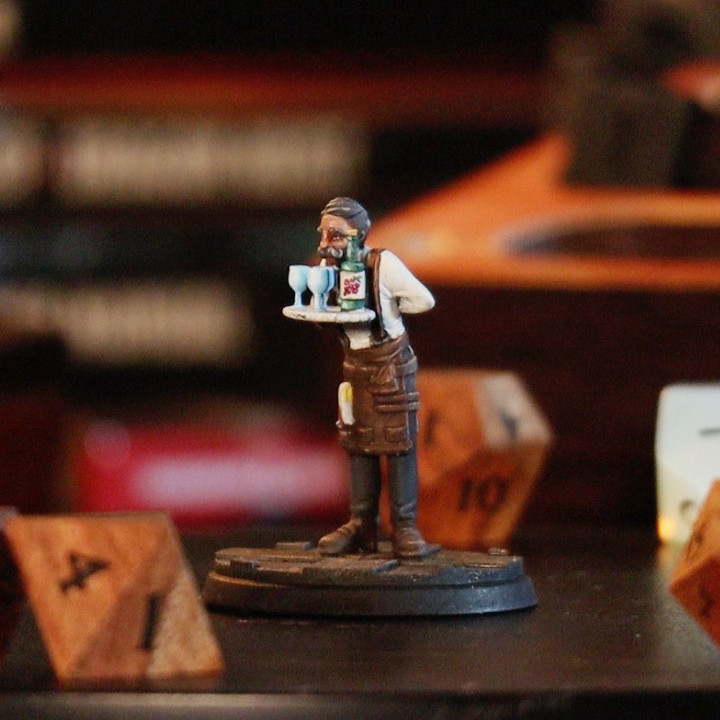 3D Printable Butlers (Pre-Supported) by Cast n Play