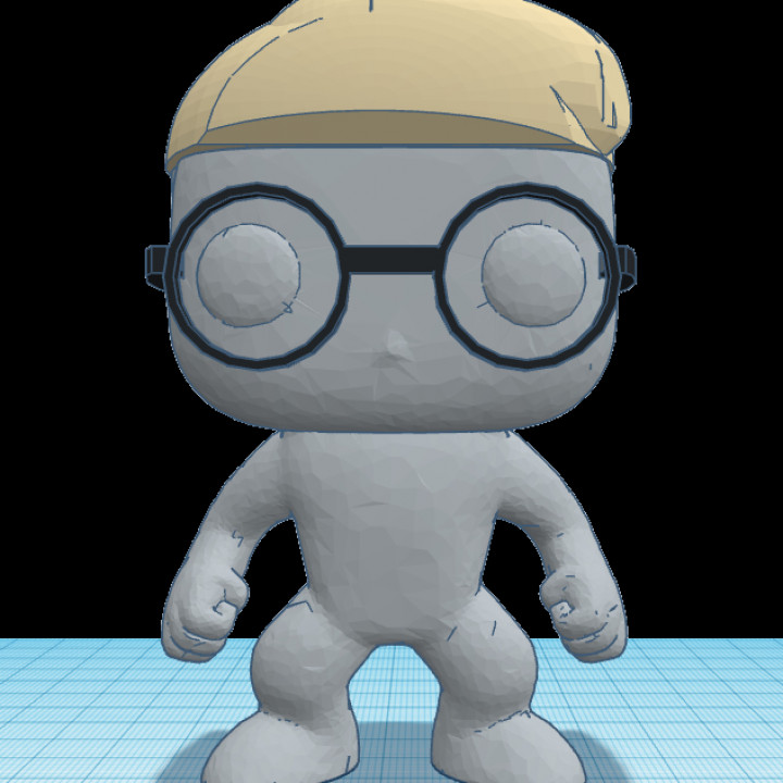 3D Printable Custom Funko Pop by Andrew Gardner