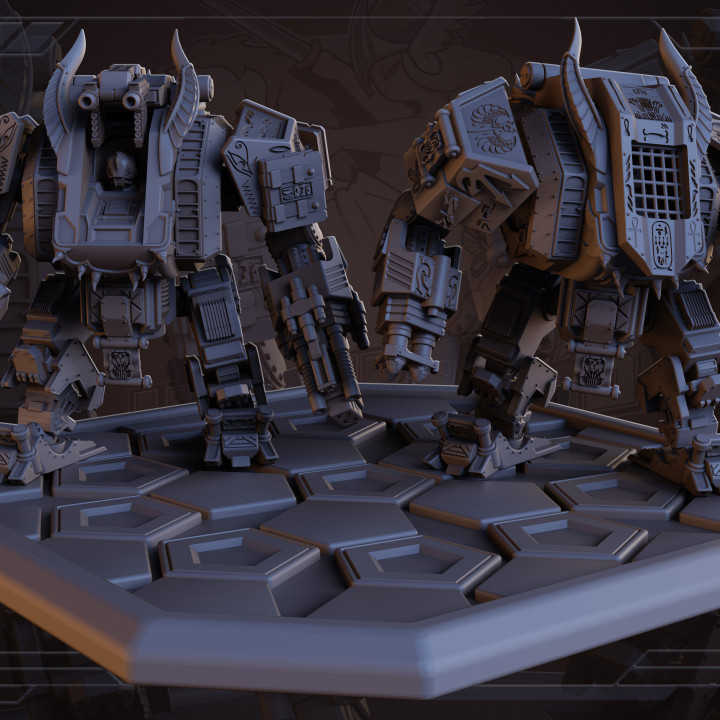 3D Printable Osiris Pattern Dreadnought | Watchers of A'aru | Egyptian ...
