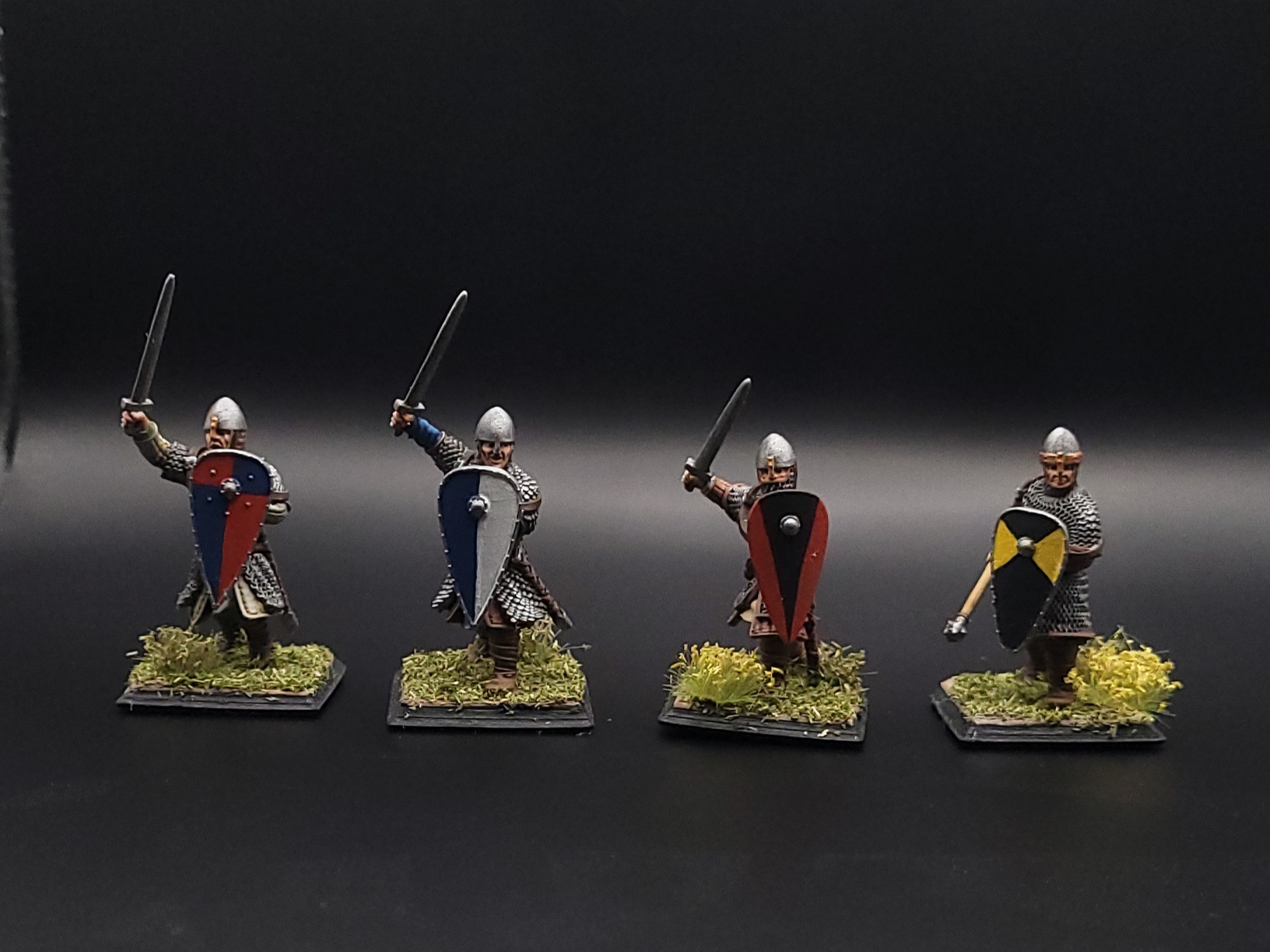 3D Printable Norman Knights on Foot 1 by Medbury Miniatures