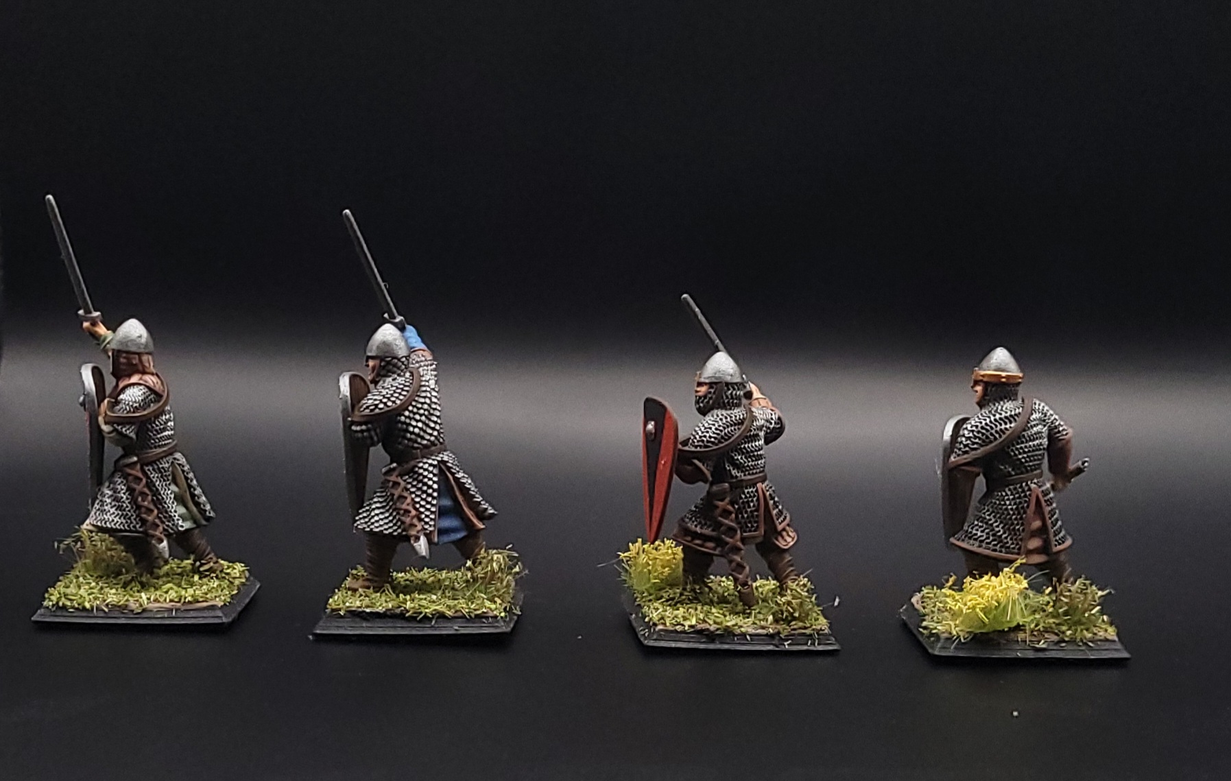 3D Printable Norman Knights on Foot 1 by Medbury Miniatures