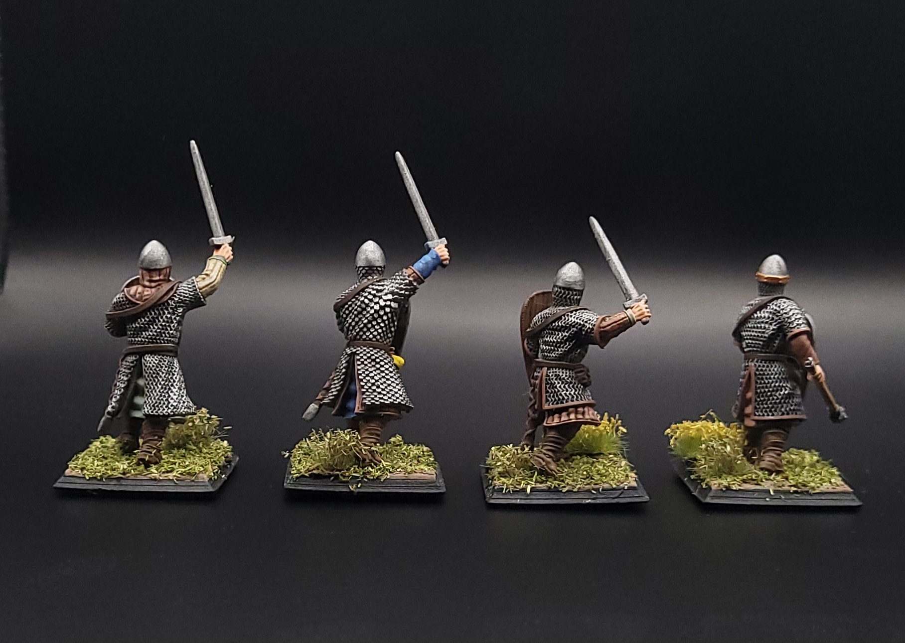 3D Printable Norman Knights on Foot 1 by Medbury Miniatures