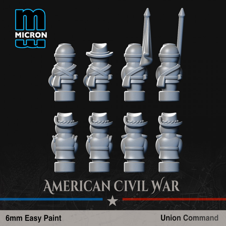 3D Printable Union Command by Micron Miniatures
