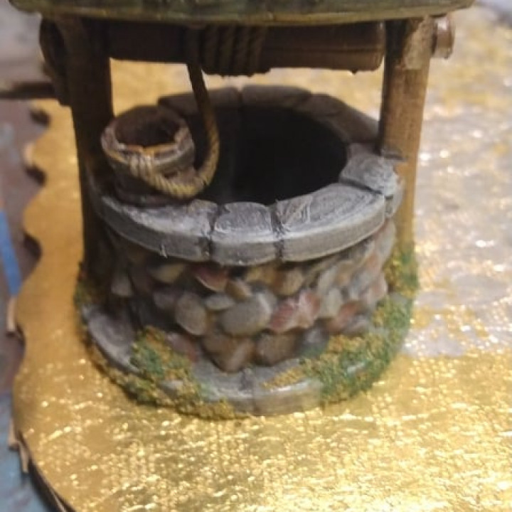 3D Printable Old Well by Gracewindale Mini Scenery