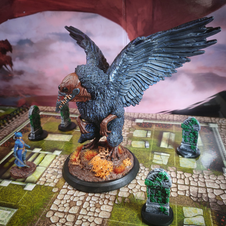 3D Print of Deep Crow by Eris_minis