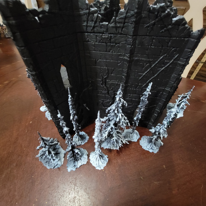 3D Print of Coniferous Forest - Infected Spruce Trees /Terrain ...