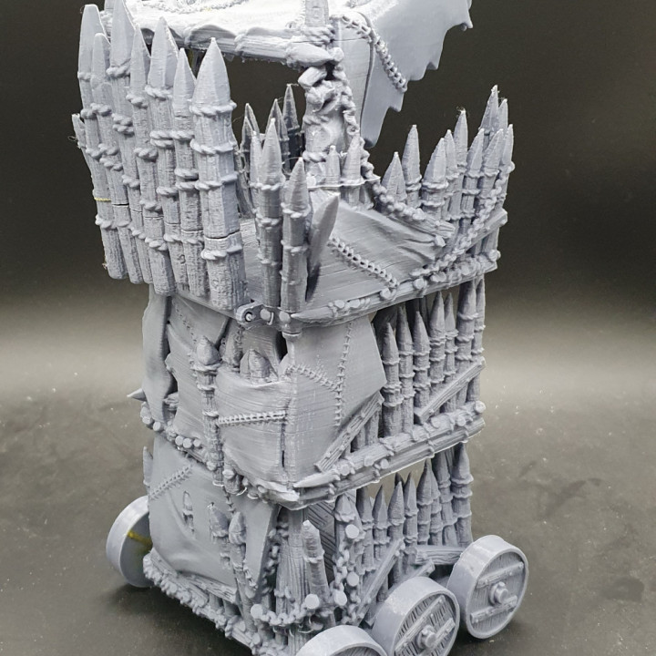3D Printable Dark Realms Urlag Gorbok - Orc Siege Tower by Dark Realms ...