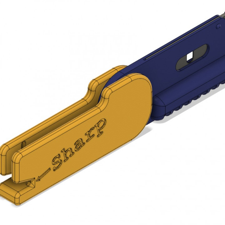 3D Printable Simple Filament Cutter by Zack Clarke