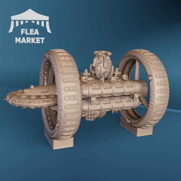 3D Printable Alcubierre Spaceship by Flea Market