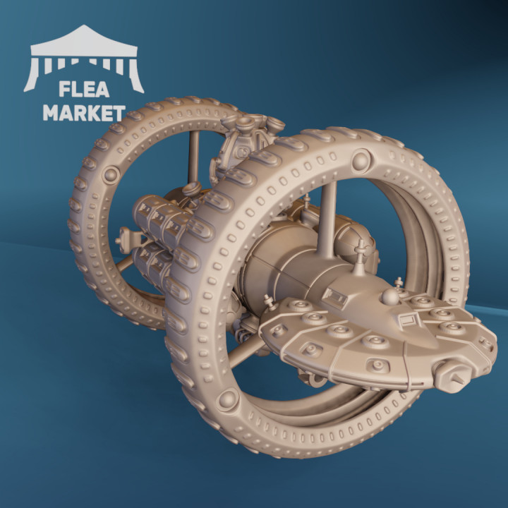 3D Printable Alcubierre Spaceship by Flea Market