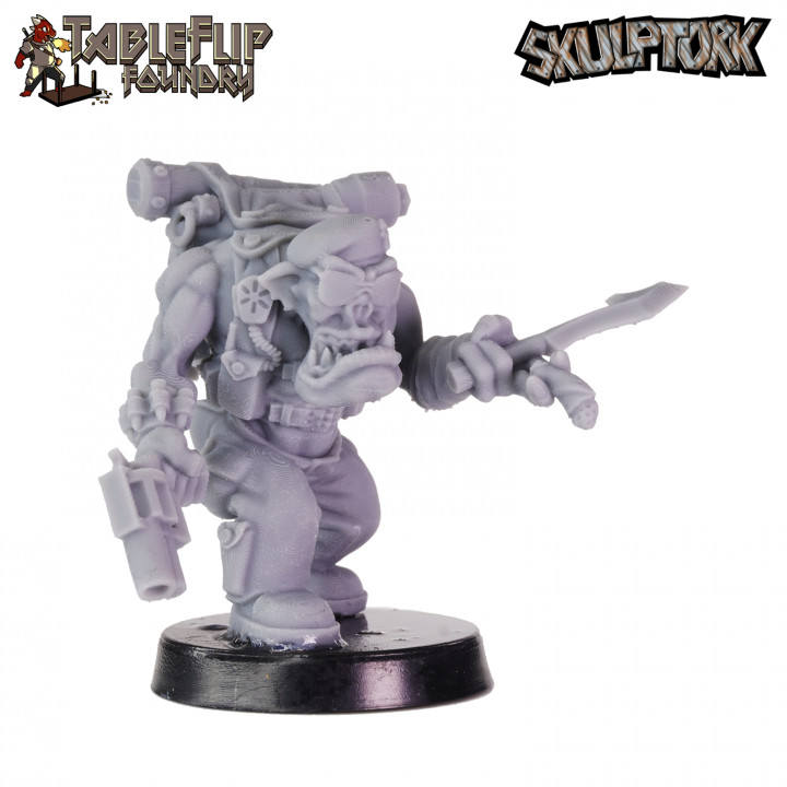 3D Printable Free Orc Commando Sample! by TurboYawn