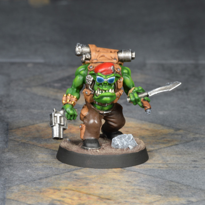 3D Print of Free Orc Commando Sample! by kiltyoneal