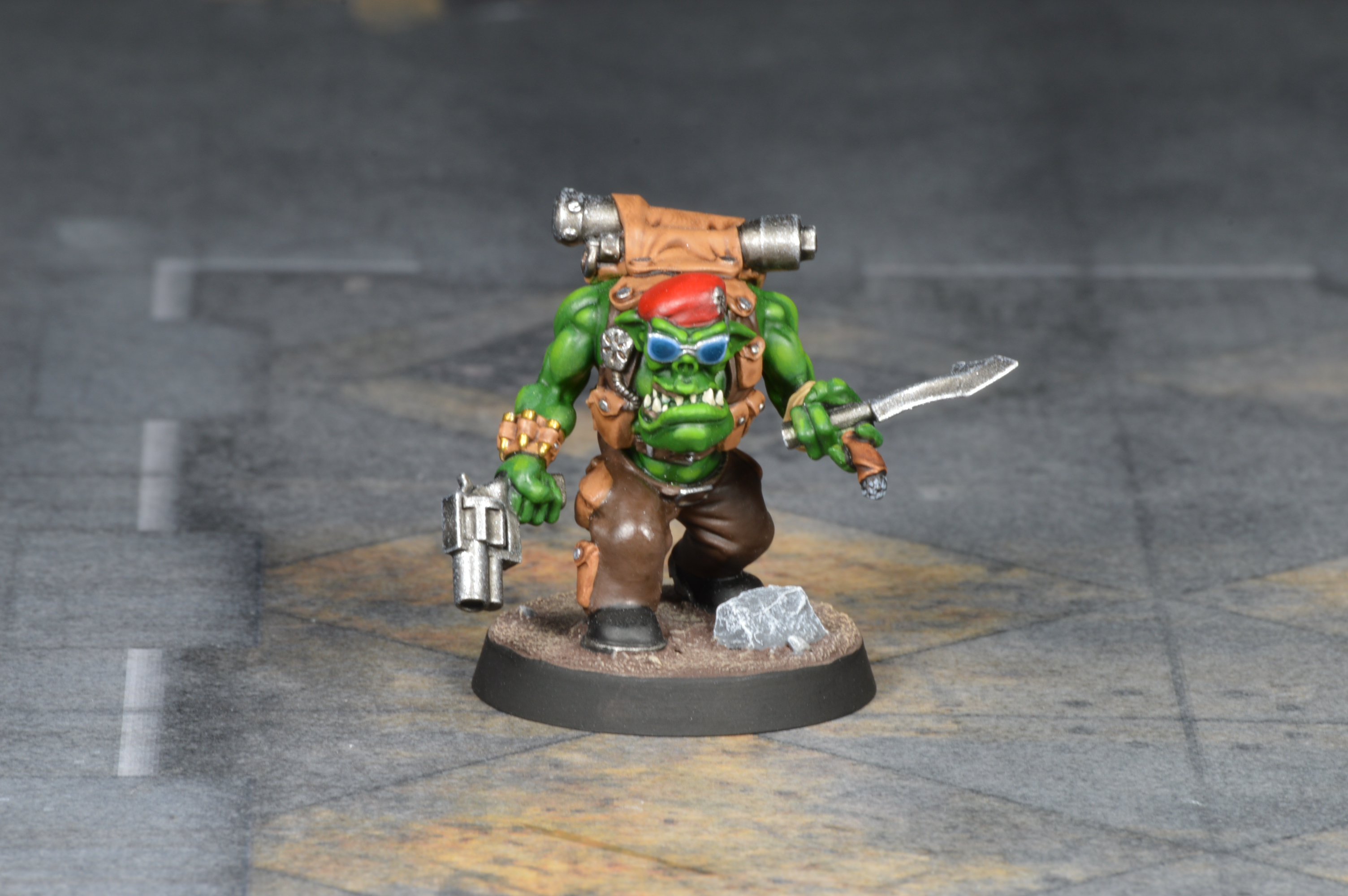 3D Printable Free Orc Commando Sample! by TurboYawn