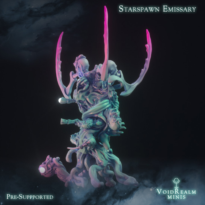 3D Printable Starspawn Emissary by VoidRealm Minis