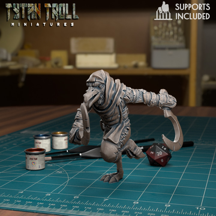 3D Printable Kenku Bundle [Pre-Supported] by TytanTroll Miniatures