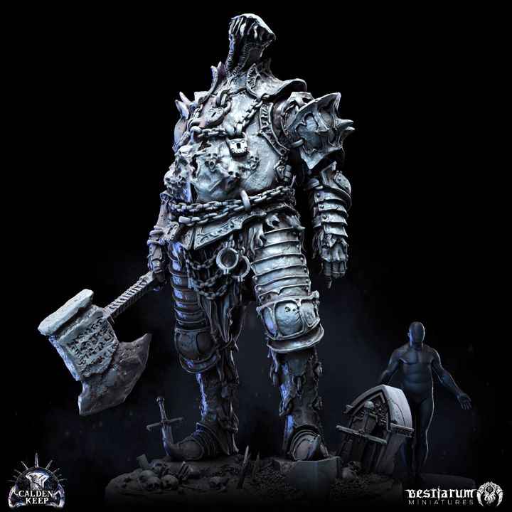 3D Printable Goliath Soul Vessel | Graves of the Lost | Undead Giant by ...