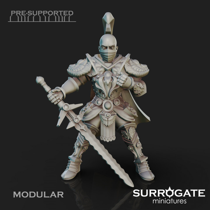 3D Printable Tacitus Sororis, Surrogate Miniatures January Modular Unit ...