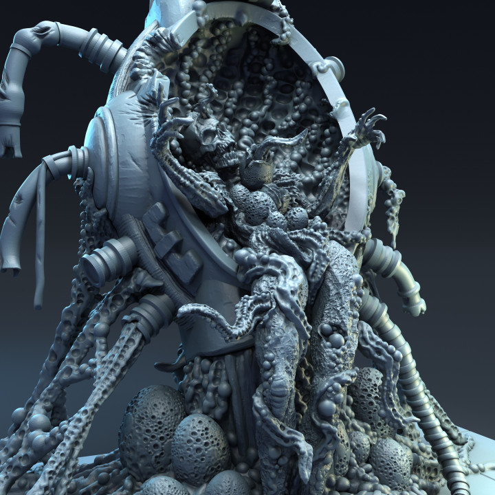 3D Printable Infected hibernation pod by Claydemon Miniatures