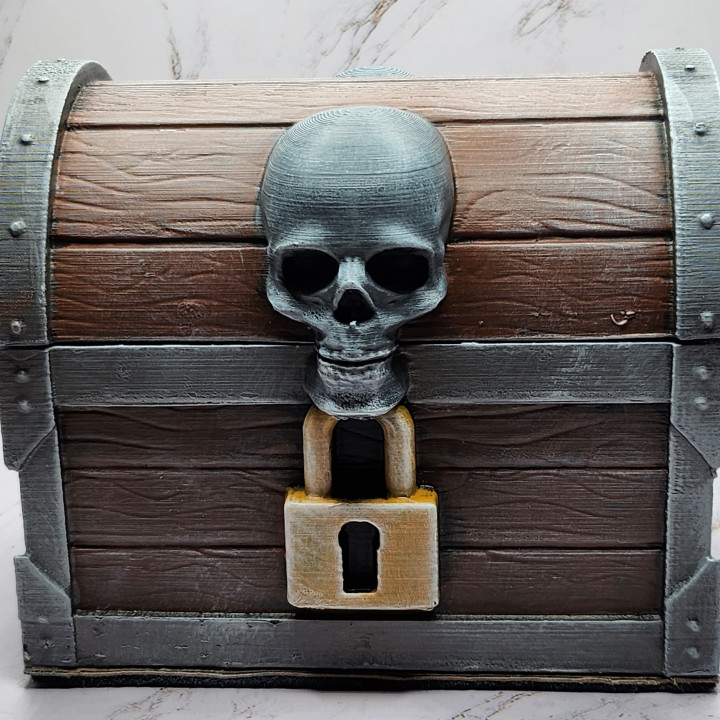 3D Print of DC26 Pirate Chest Dice Case Box :: Possibly Cool Dice Tower ...