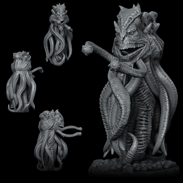 3D Printable Death Tyrant by RocketPigGames