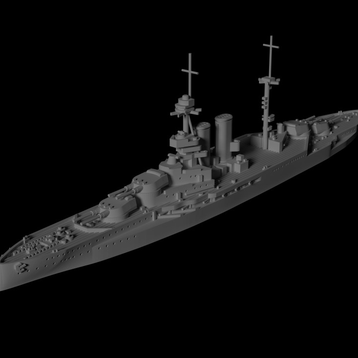 3D Printable Queen Elizabeth Class Battleship WW1 by Lee McColl