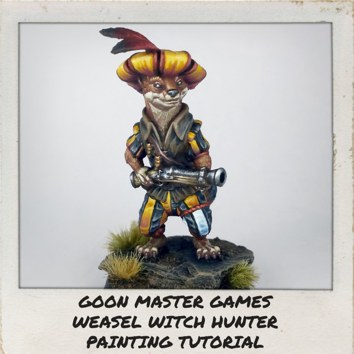 3D Printable Weasel Witch Hunter Hand Mortar2 Hat by Goon Master