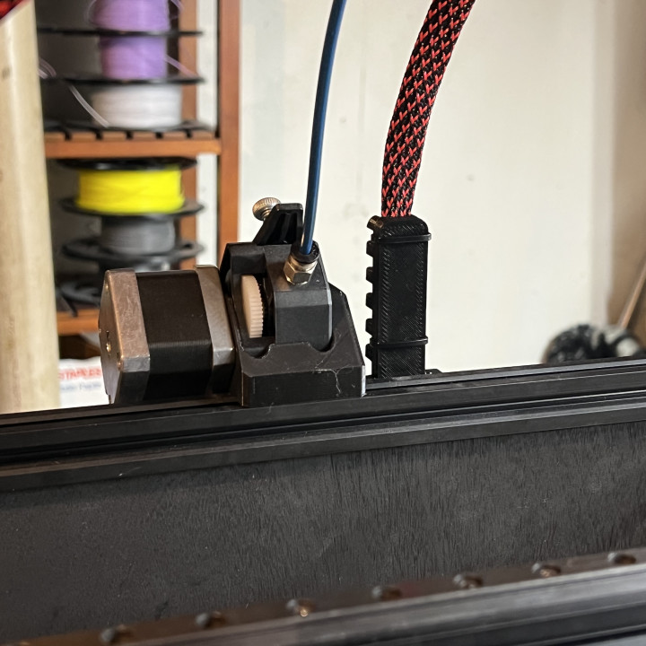 3D Printable 45 degree bmg mount for 2020 extrusion by Dan Murphy