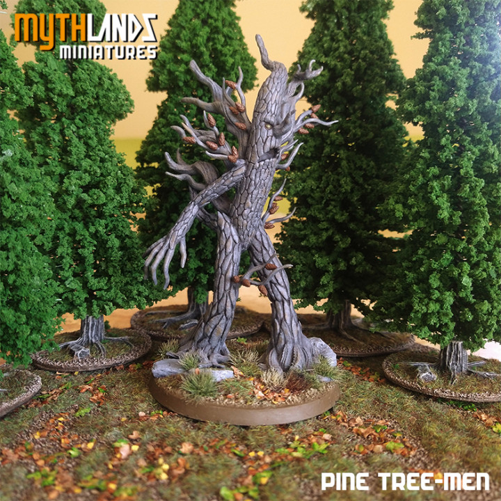 3D Printable Pine Tree-Man by Mythlands Miniatures