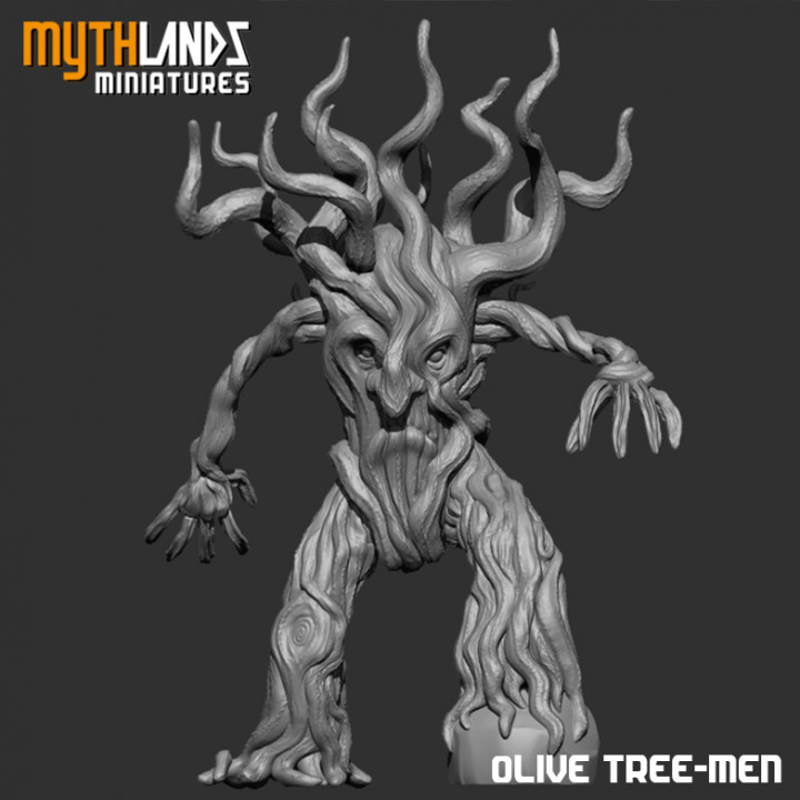 3D Printable Olive Tree-Man by Mythlands Miniatures