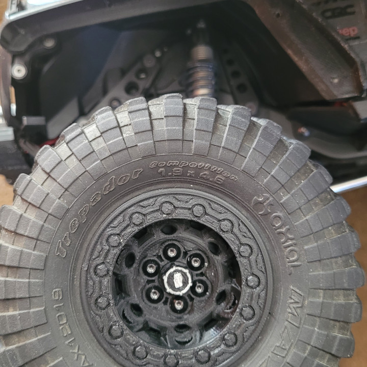 3D Printable CGRC Rebel 1.9 internal beadlock by Chris Griggs