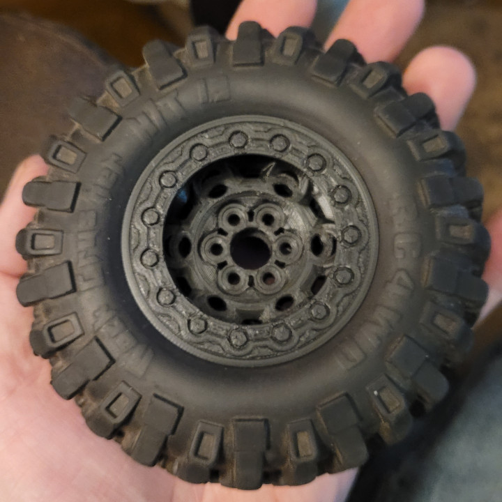 3D Printable CGRC Rebel 1.9 internal beadlock by Chris Griggs