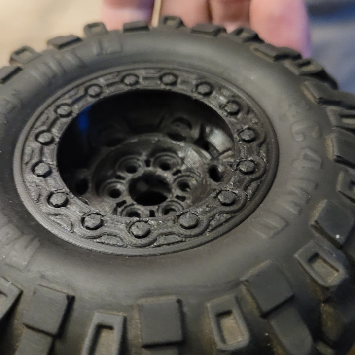 3D Printable CGRC Rebel 1.9 internal beadlock by Chris Griggs