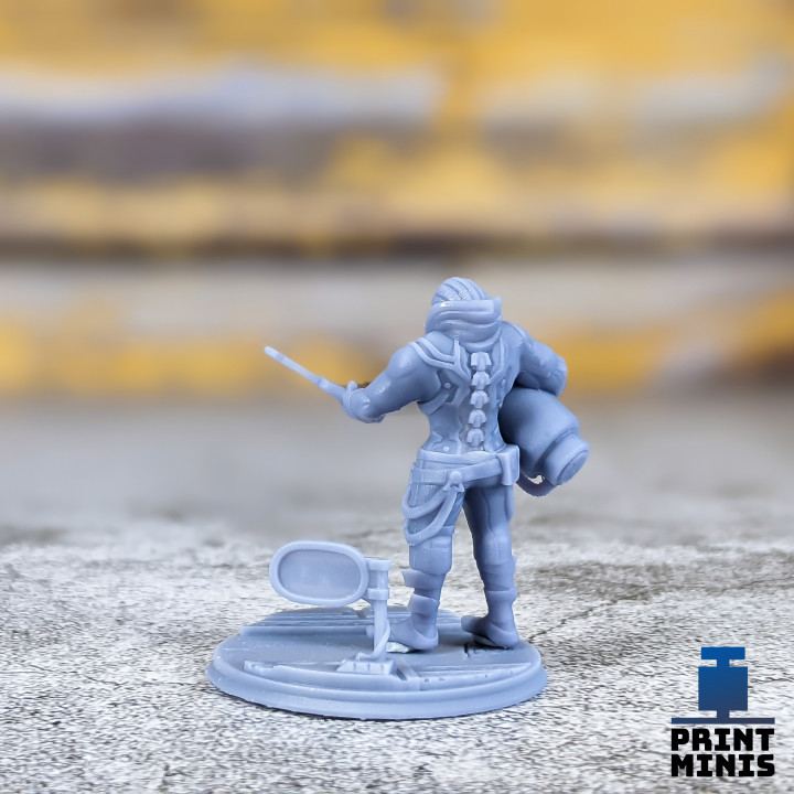 3D Printable Krum - Alien Street Food Chef - Night Market Collection by ...