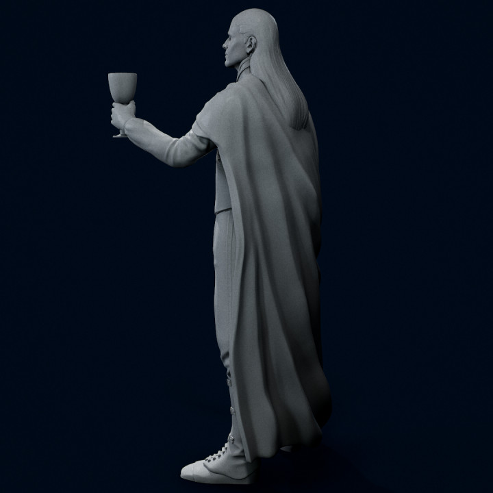 3D Printable 75mm Count Strahd by Jeremy Smith